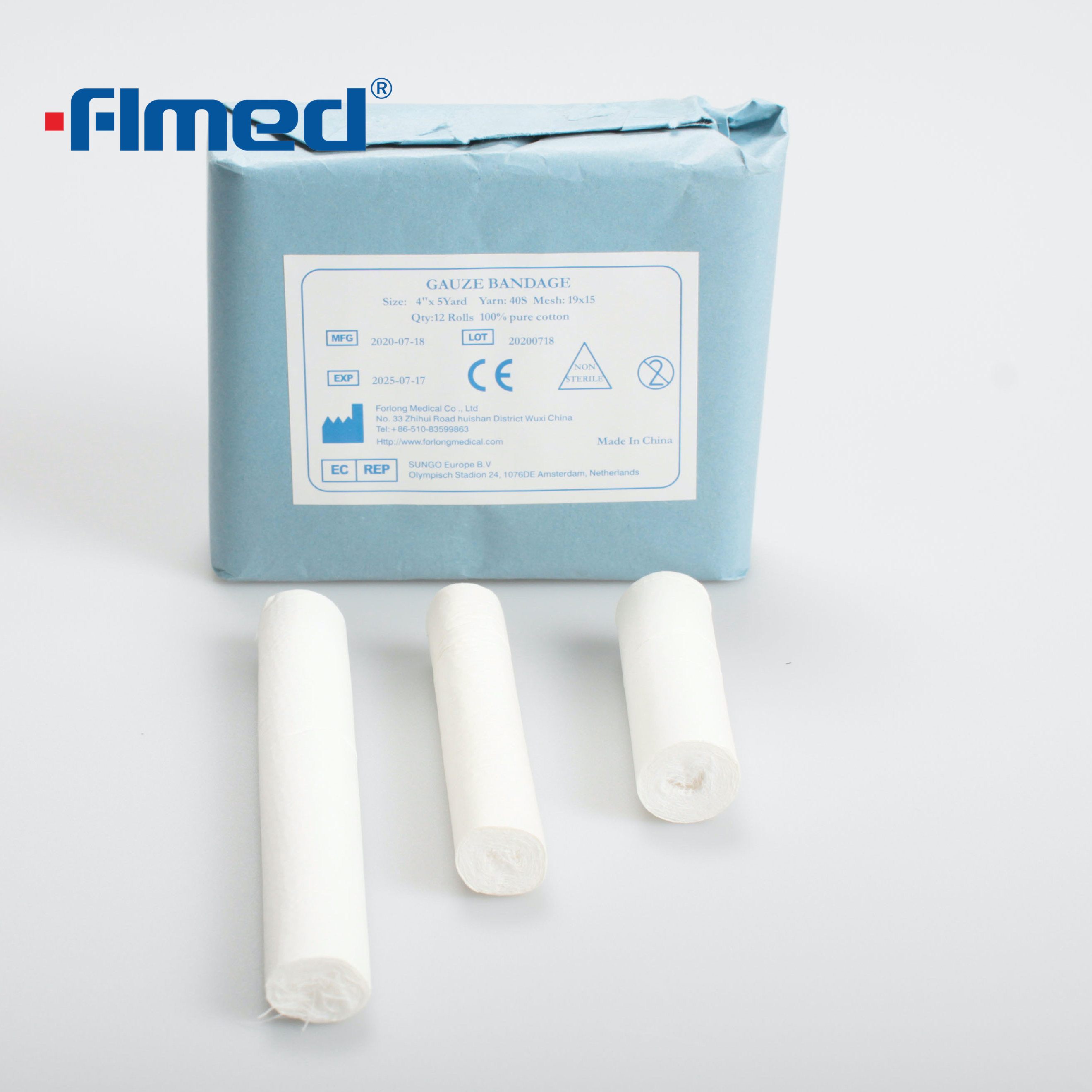 Medisch 100% katoenabsorberend W.O.W. gaasverband van China fabrikant ...